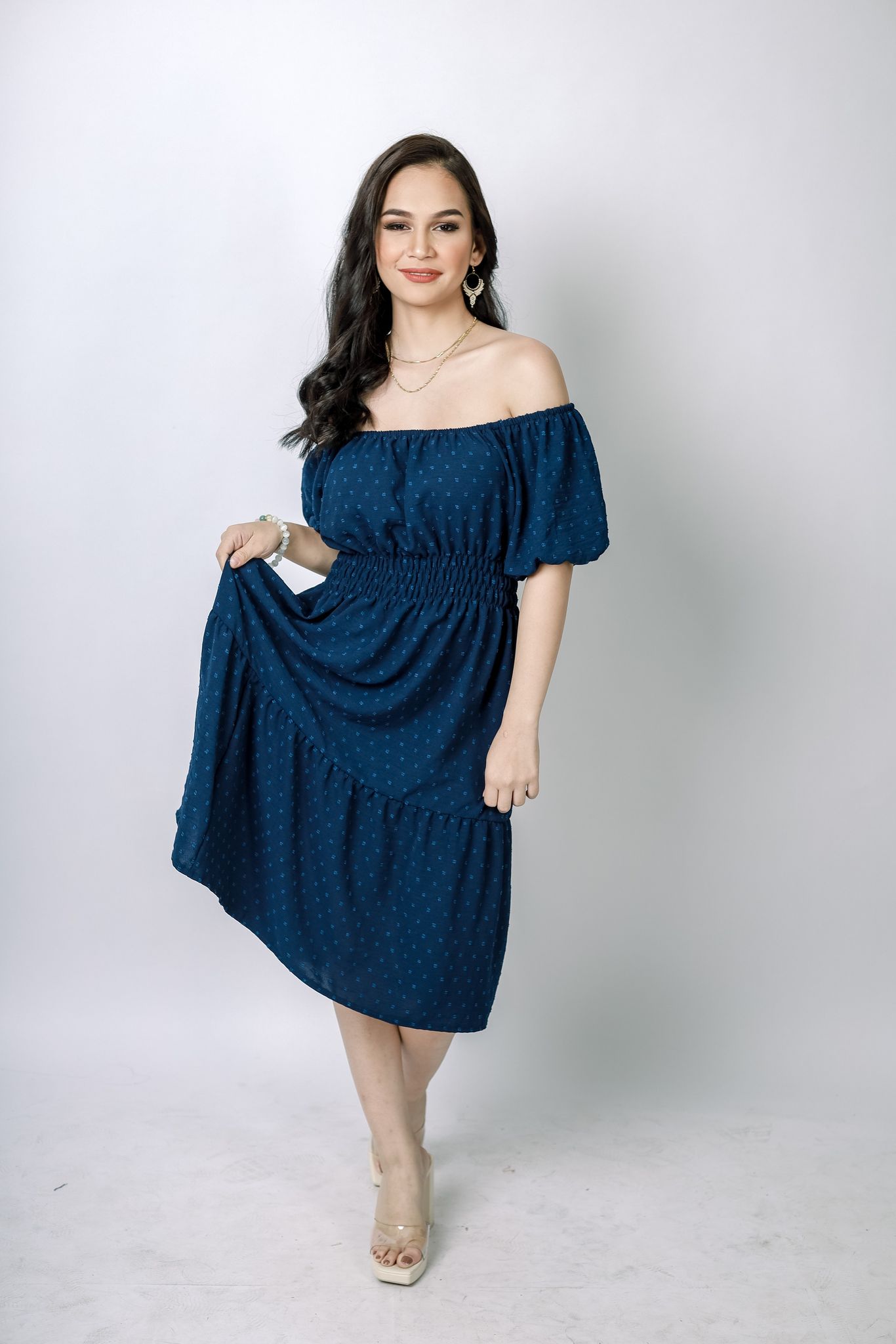 Michelle "2-Way" Dress (Navy Blue) – Beauty Lyfe